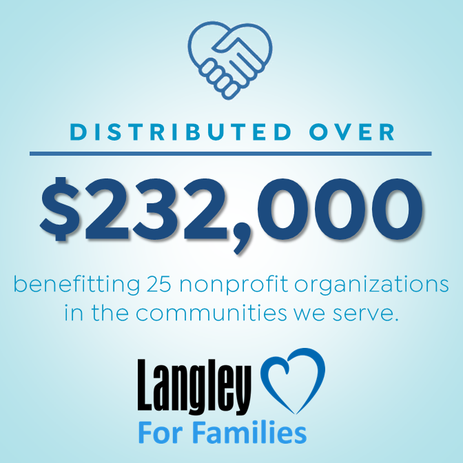 Langley for Families Foundation Donates Over $232,000 in Third Giving ...
