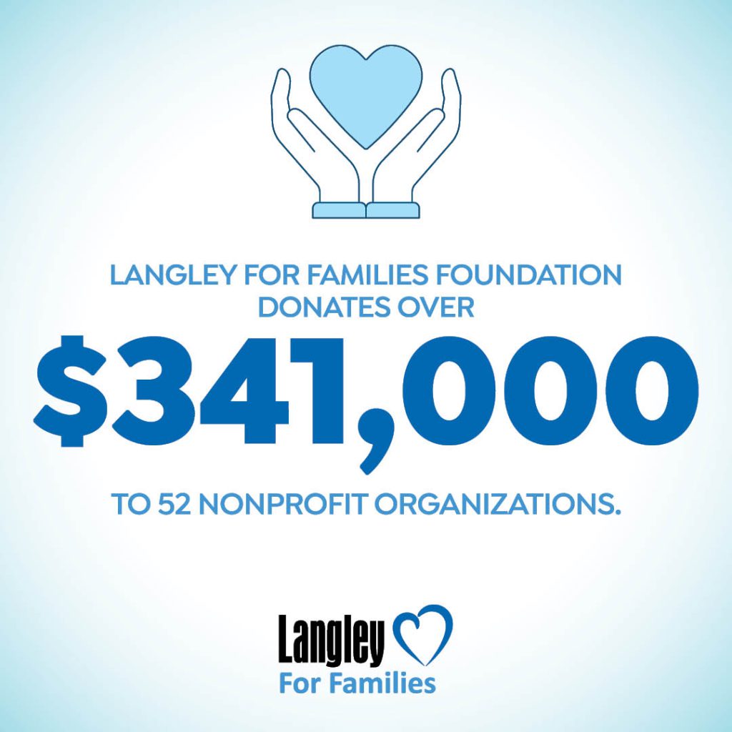 Langley for Families Foundation Donates Over $341,000 in First Giving ...