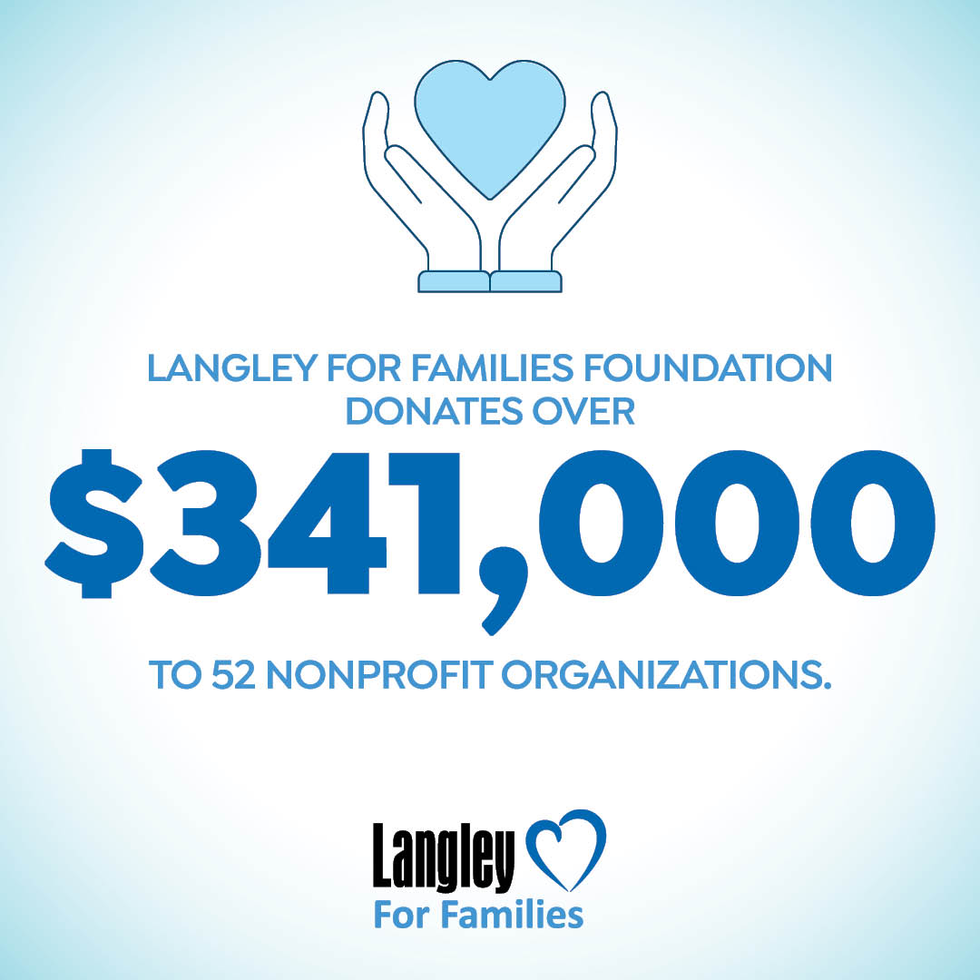 Langley for Families Foundation Donates Over $341,000 in First Giving ...